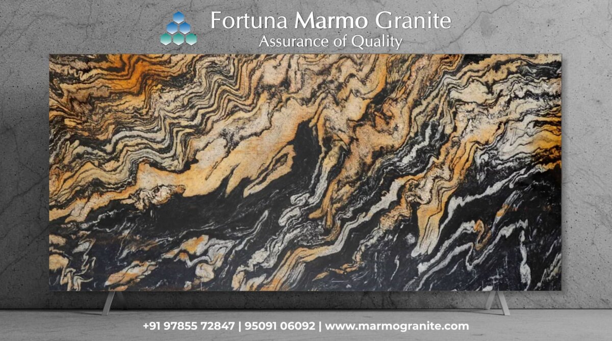 Fusion Gold Granite | Slabs | Tiles | Countertops | Supplier | Exporter