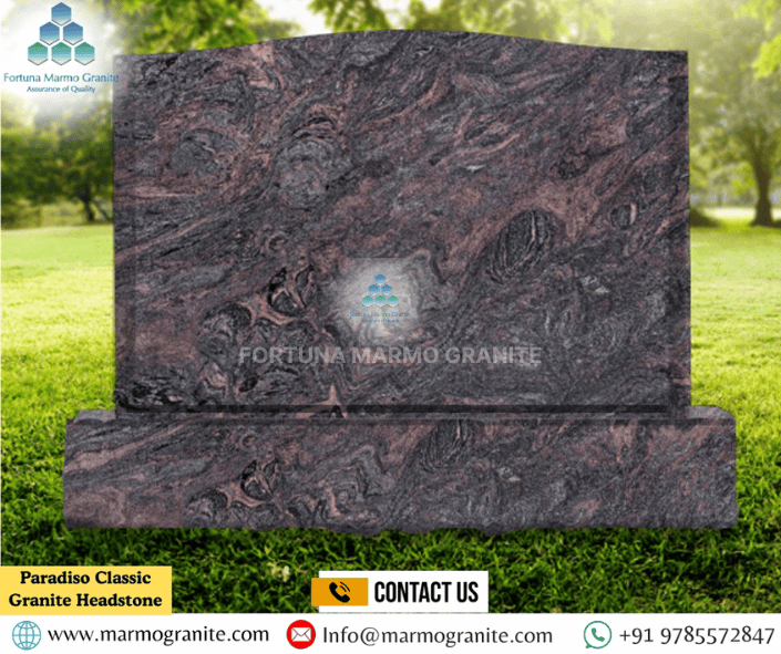 Paradiso Granite Headstones Supplier India | Designs, Finishes